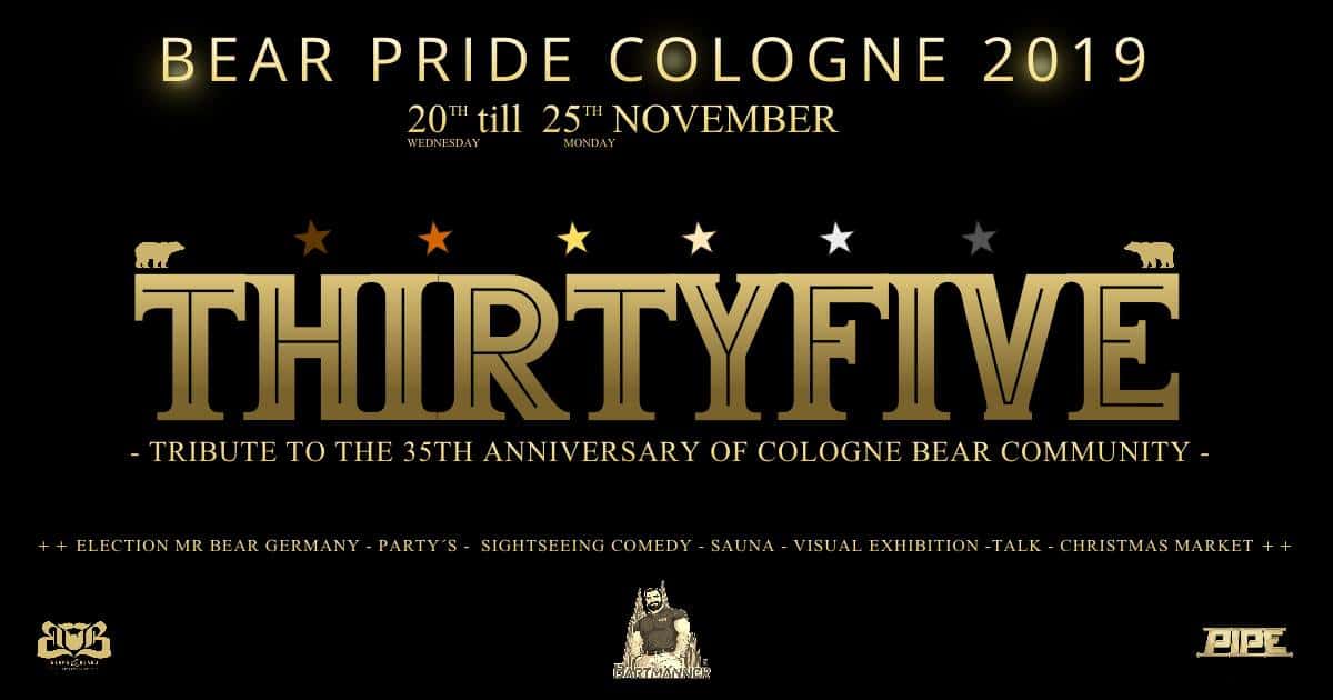 German BEAR PRIDE Cologne 2019 Infos, Wed, 20 Nov 2019 | Pride Ticket