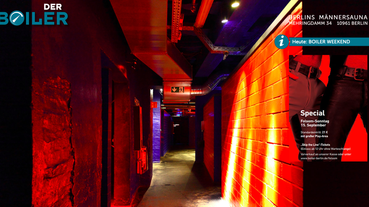 Boiler Berlin Sauna – Folsom Weekend 2019 Tickets, Sun, 15 Sep 2019 ...