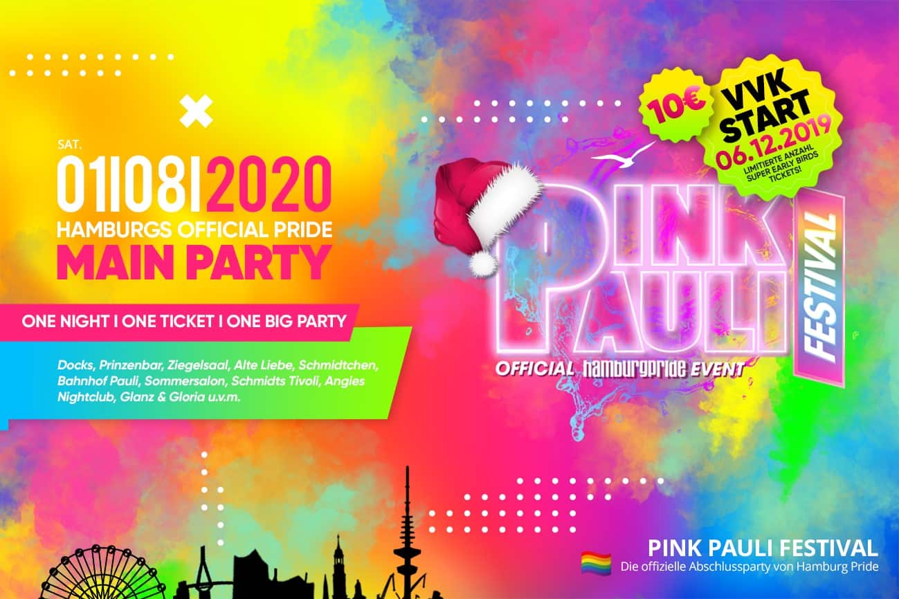 Pink Pauli Festival 2020 – Official Hamburg Pride Event Infos, Sat, 01 ...